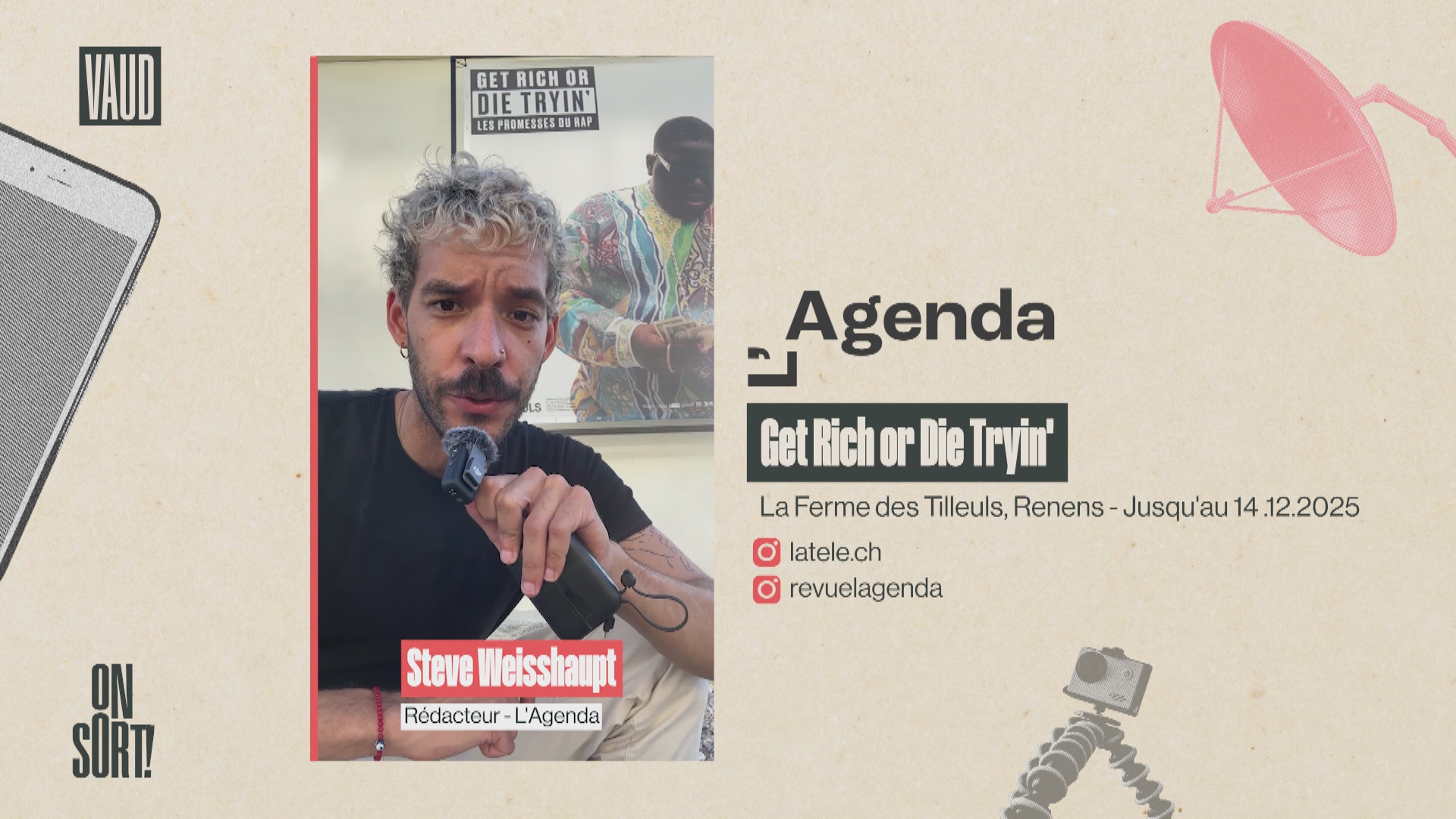 L'agenda culturel vaudois - On sort! - VD - La Télé